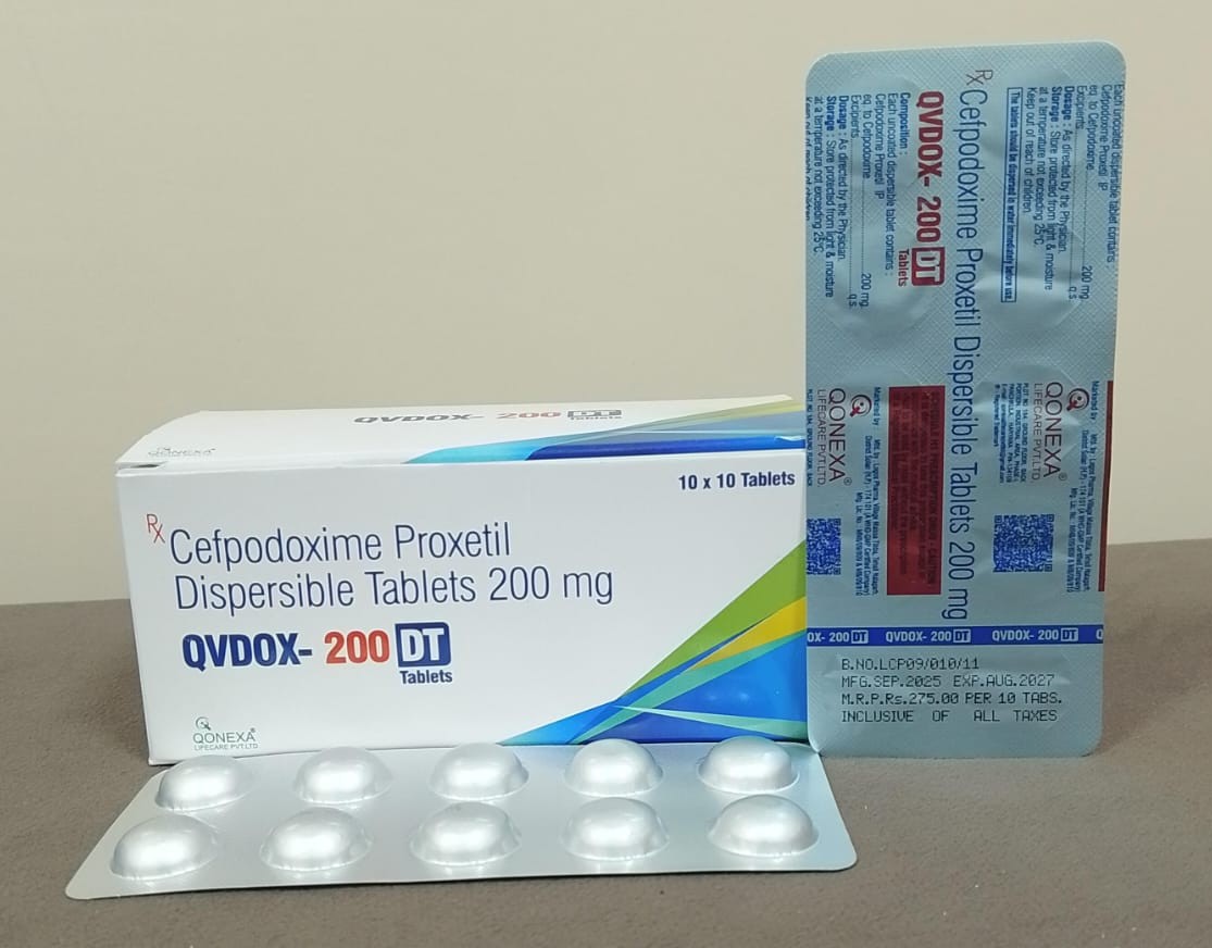 QVDOX-200-TAB. – Qonexa Lifecare Pvt. Ltd.